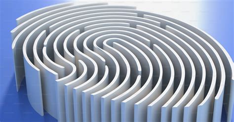 지문 미로 흰색 디지털 식별 파란색 배경에 대한 액세스 제어 조사 검색 액세스 개념입니다 3d 그림 사진 Unsplash의 지문 이미지