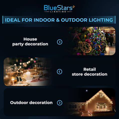 Bluestars 25 Packs E17 Intermediate Base C9 Multi Color Led Candle Bulbs 1w 10w Equivalent