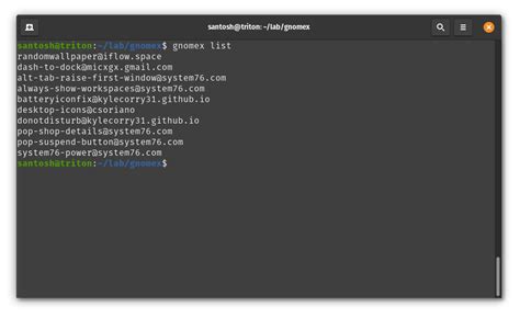 GitHub Heisantosh Gnomex A CLI Tool To Search And Install GNOME Shell Extensions From The