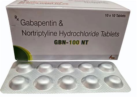 Gabapentin 100 Mg Nortriptyline 10mg At ₹ 107 Stripe Gabapin Nt Tablet In New Delhi Id
