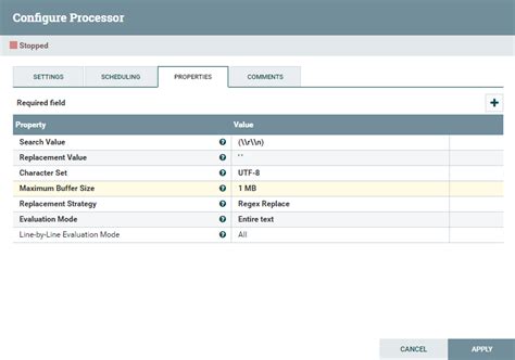 solved nifi replace text error response transferring