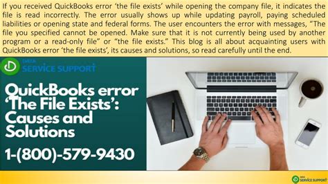 Ppt Complete Tutorial On How To Fix Quickbooks Error The File Exists Powerpoint Presentation