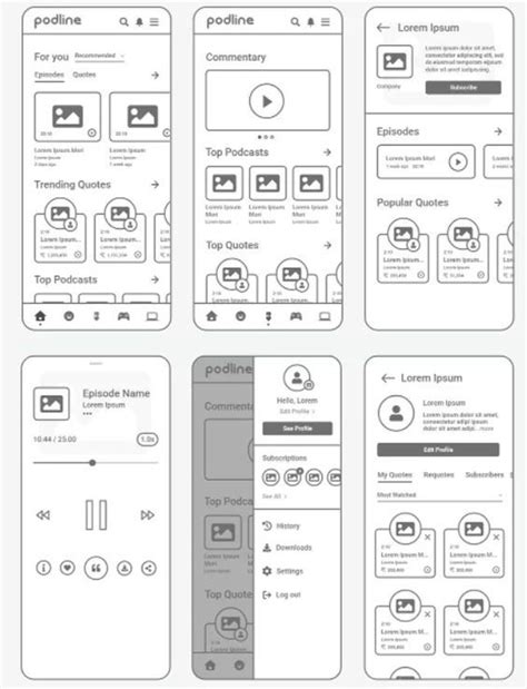 20 Mobile App Wireframe Examples To Inspire You Ux Марафон Uxмарафон Ux Платфо Mobile App