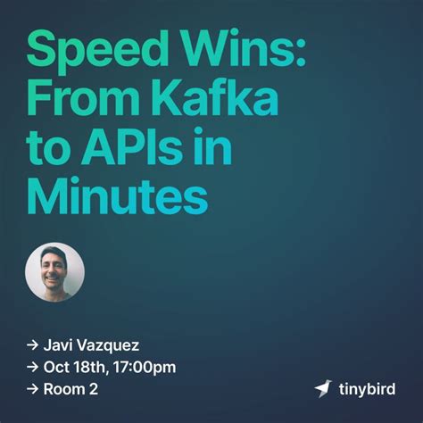 tinybird on linkedin datainmotion