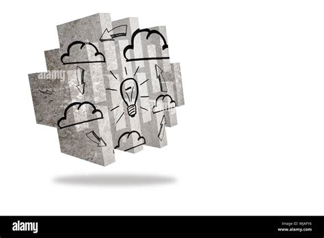 Cloud Computing Idea On Abstract Screen Stock Photo Alamy