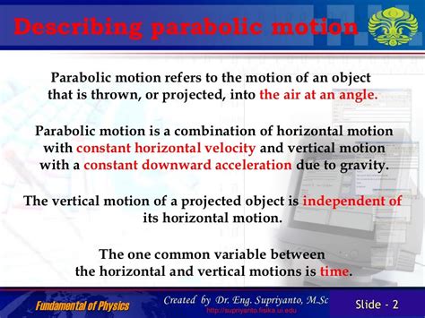 Parabolic Motion