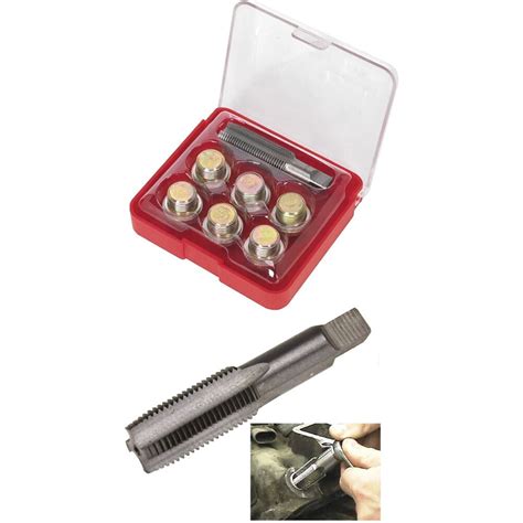 13 Pcs Differential Drain Plug Repair Tool Professional Repair Tool 4 3 2 5cm