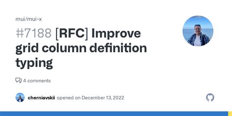 RFC Improve Grid Column Definition Typing Issue 7188 Mui Mui X