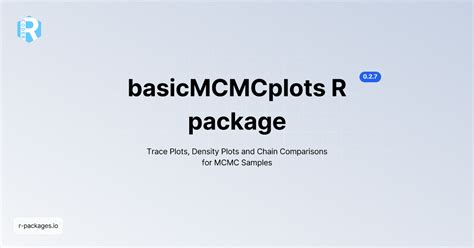Basicmcmcplots R Package Documentation R Packages
