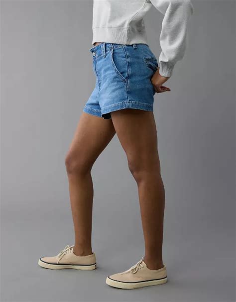 Ae Stretch Denim Mom Short