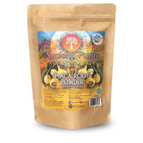 Maca Root Powder Organic G Peruvian Ginseng Ancient Purity