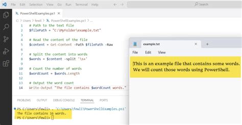 How To Count Words In A File Using Powershell