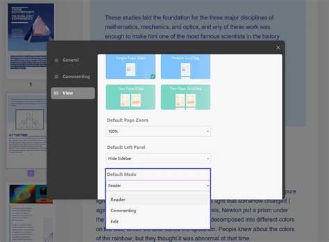 Set Preferences For Updf On Windows User Guide