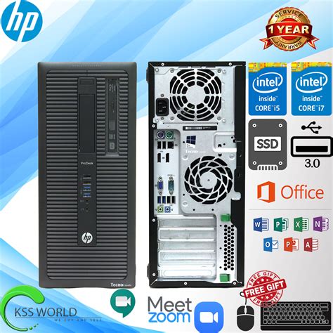 HP ProDesk 600 G1 Tower PC Intel Core I7 I5 500GB HDD Optional 4 8 GB Ram Intel Hd