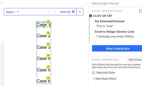 Axure Tutorial Make Scrolling To Widget Effects Anchor Link Axureboutique
