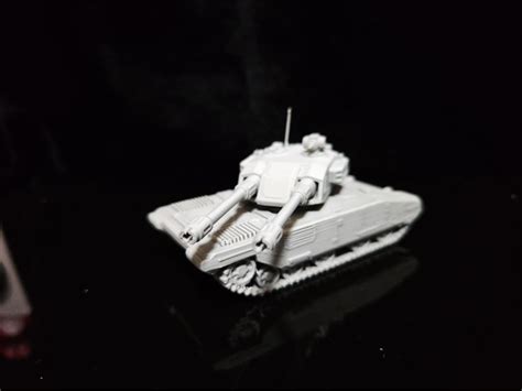 Dual Barrel Tank Turret Can Rotate By Bennyjinn Makerworld Download