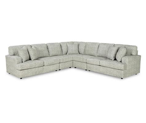 signature design by ashley playwrite gray 5 piece sectional big lots