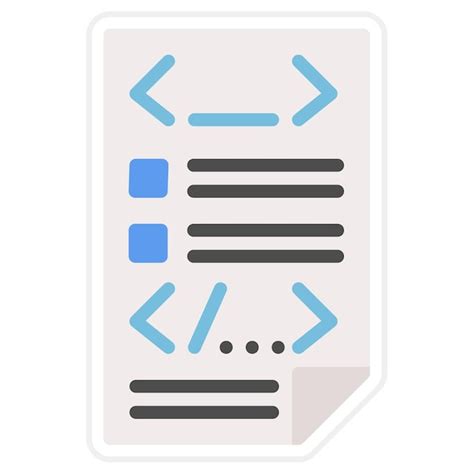 Premium Vector Test Script Line Illustration