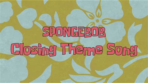 Spongebob Squarepants Ending Credits Sweatin It Title Card Rare
