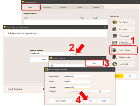 hyper v backup with iperius incremental and differential with rct