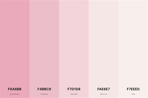 25 Best Pink Color Palettes With Names And Hex Codes Artofit