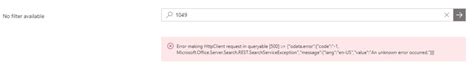 Get Error Making Client Request In Queryable 500 From Result Web