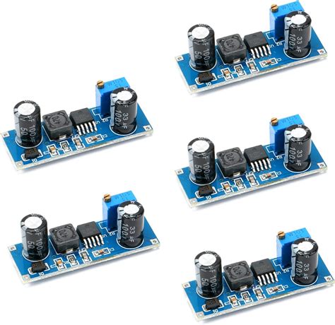 Amazon Com JESSINIE 5Pcs XL7015 DC DC Power Converter Module 1 25 20V Adjustable Step Down