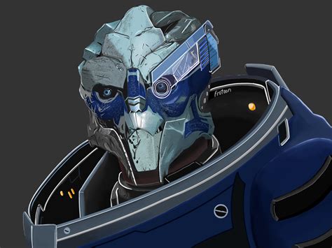 A Drawing I Made Of Garrus Rmasseffect