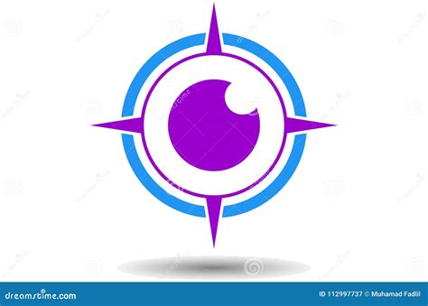 Eye Compass Logo Stock Vector Illustration Of Creative 112997737