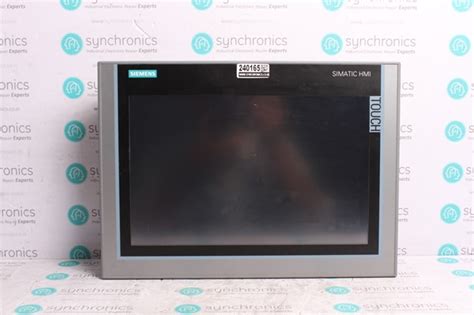 Hmi Simatic Tp1200 Comfort 1p 6av2 124 0mc01 0ax0 Industrial Electronic Repair Repair Service
