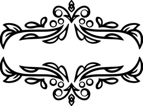 Decorative Scroll Border Vector Art Icons And Graphics For Free Download
