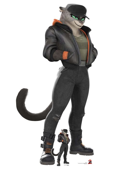 Agent Kitty Kat From The Bad Guys 2 Cardboard Cutout Standee