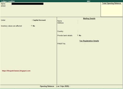 How To Create Alter And Delete Ledgers In Tallyerp9 In Hindi