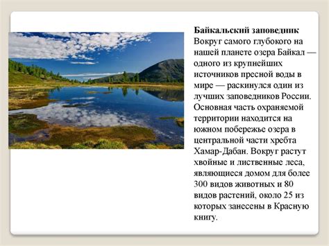 Заповедники и национальные парки России презентация онлайн