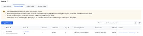 creating custom images from a linux instance elastic compute service byteplus