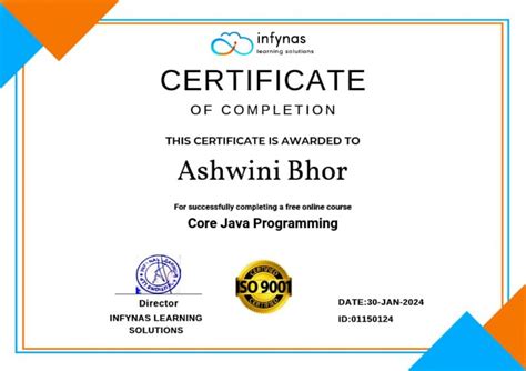 Ashwini Bhor On Linkedin Glad To Share That I Have Completed Core