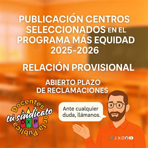 Docentes 📢 Programa MÁs Equidad 20252026 Ya Están Publicadas Las
