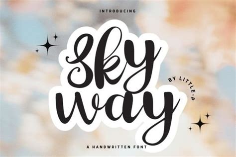 Skyway Font By Issie Studio Creative Fabrica