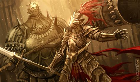 Ornstein And Smough By Temmaru On Deviantart
