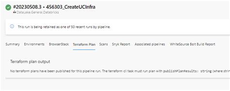 Terraform Plan Tab In Pipeline Runs Details Doesnt Show Plans · Issue 342 · Jason Johnson