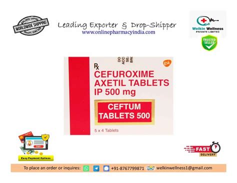 Ceftum 500mg Tablets At Rs 230 Stripe In Nagpur Id 2852719553991