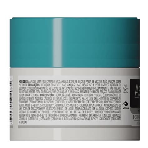 Desodorante Antitranspirante Creme Above Men Elements Invisible Ocean