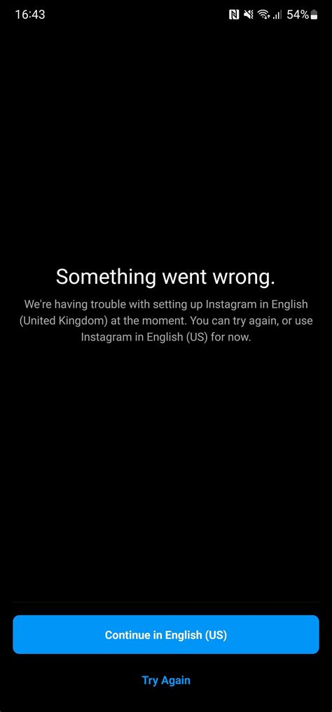 Language Error Every Time I Open The App Rinstagram