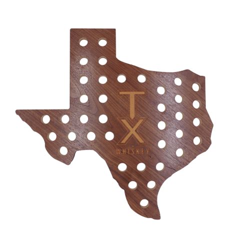 Small State Of Tx Cap Display W Logo Tx Whiskey