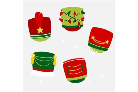 Christmas Nutcracker Hat Set Graphic By Niradjstudio · Creative Fabrica