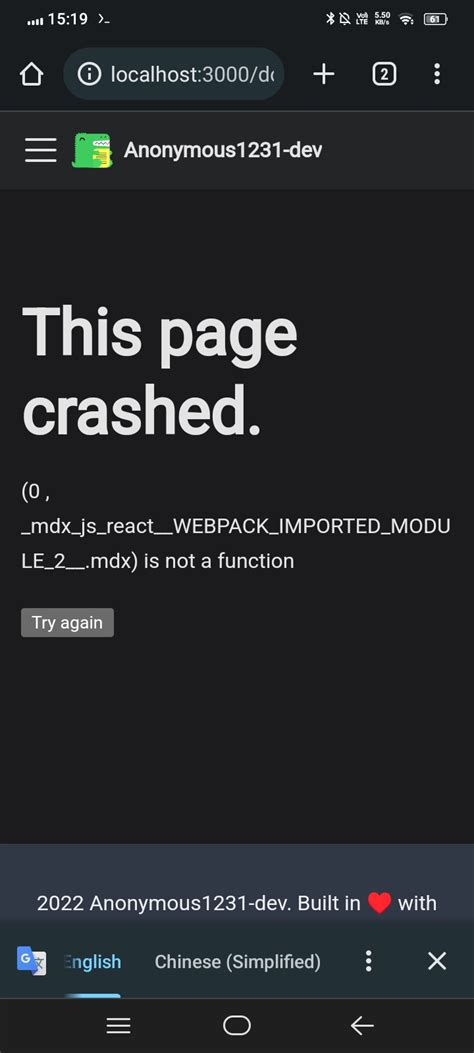 0 Mdxjsreactwebpackimportedmodule2mdx Is Not A Function · Issue 7416 · Facebook