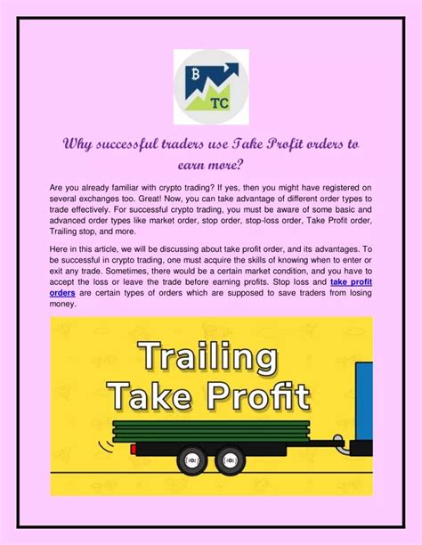 Ppt Why Successful Traders Use Take Profit Orders To Earn More
