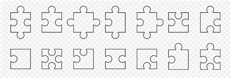 다양한 크기 퍼즐 세트 퍼즐 조각 벡터 세트 변경할 수 있는 기능 분리 360도 촬영에 대한 스톡 벡터 아트 및 기타 이미지 360도 촬영 개념 격언 Istock