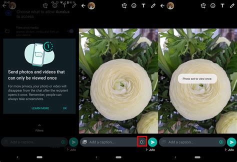 First Look At WhatsApp S View Once Media Feature MalwareTips Forums