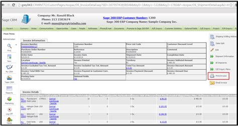 Generate Sage 300 Invoice From Sage CRM Sage CRM Tips Tricks And